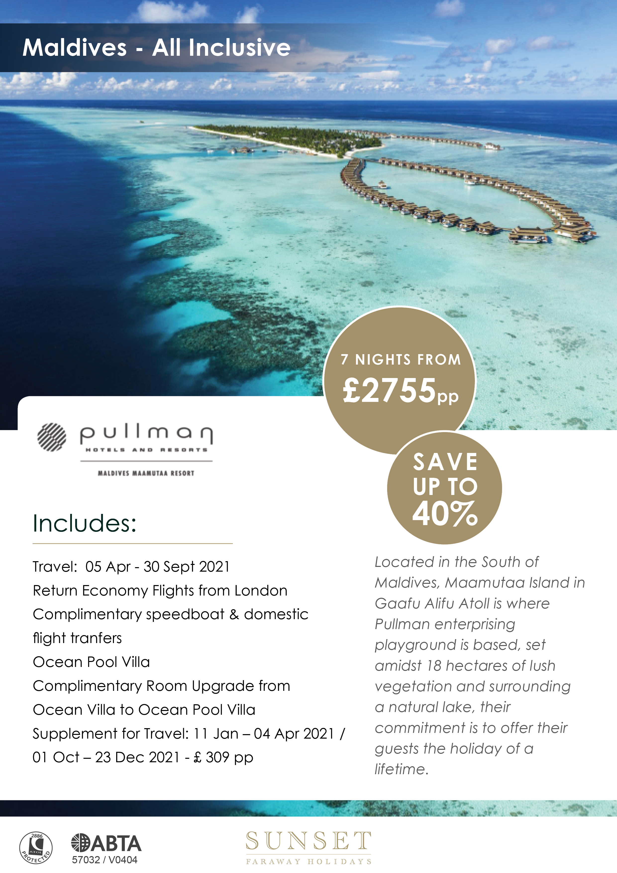 Sunset Faraway Holidays - Sunset Travel Limited